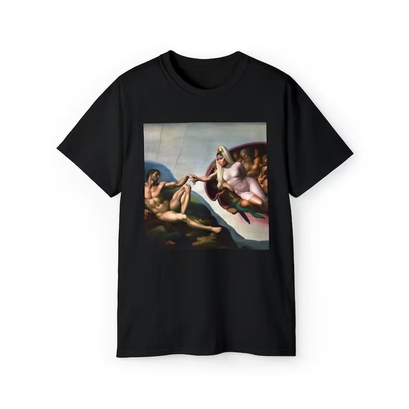 angeliahski | Shirts | Historical Nicki Minaj Shirt Creation Of Adam ...